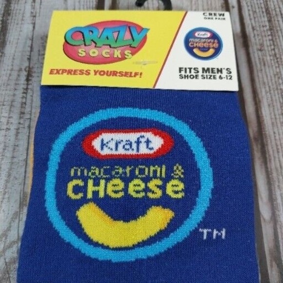 crazy socks | Underwear & Socks | Crazy Socks Mens Kraft Macaroni ...